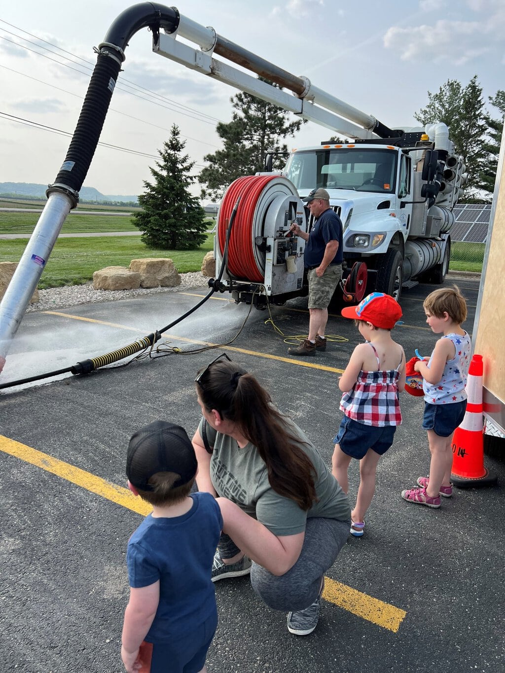 Wabasha children learn about public works at touch-a-truck event | City of Wabasha